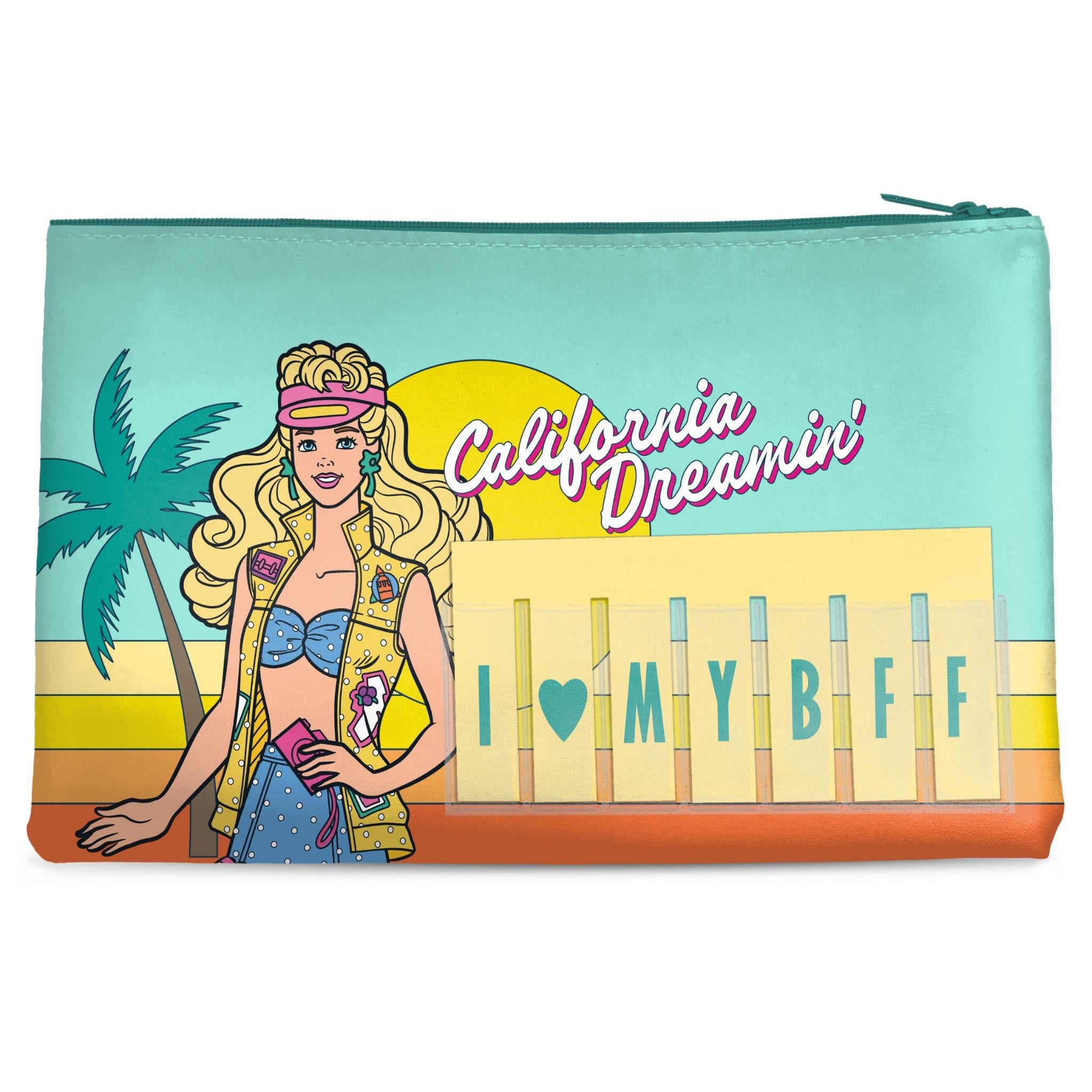 Barbie - Retro California Dreamin' Named Pencil Case - JB Hi-Fi