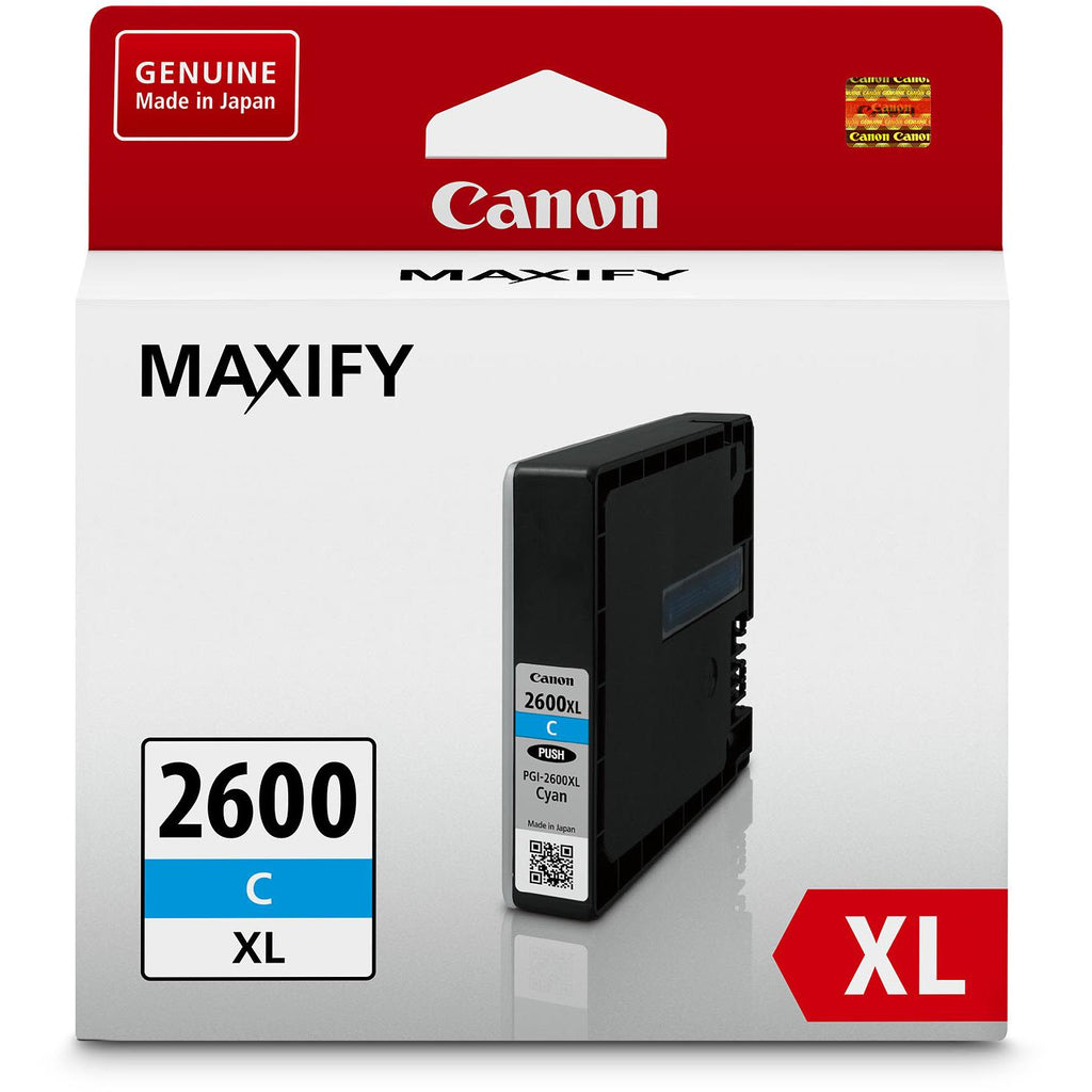 Canon Maxify PGI2600XL High Capacity Ink Cartridge (Cyan) - JB Hi-Fi