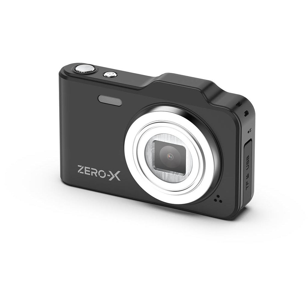 Zero-X Adventura Dual Lens FHD Digital Compact Camera (Black) - JB Hi-Fi