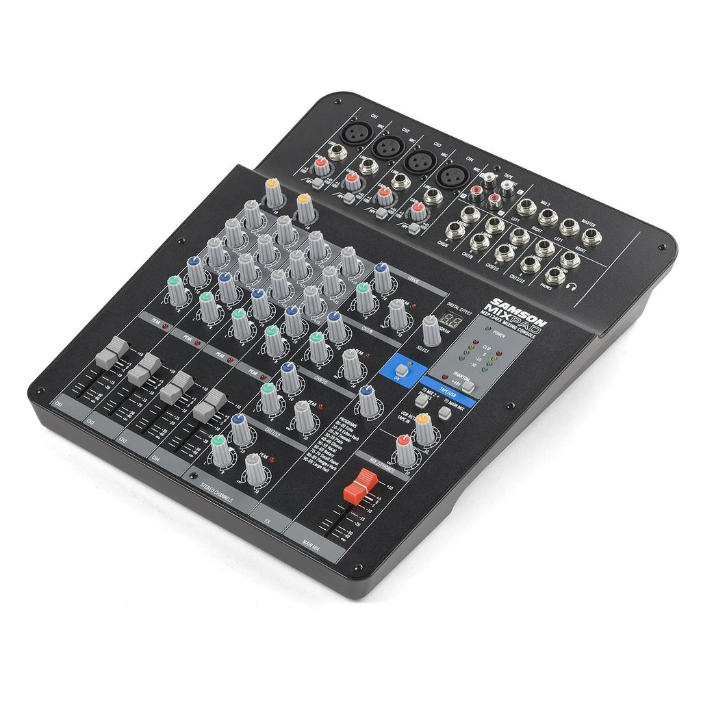 Samson MXP124FX 12 Channel Mixer with EFX & USB - JB Hi-Fi